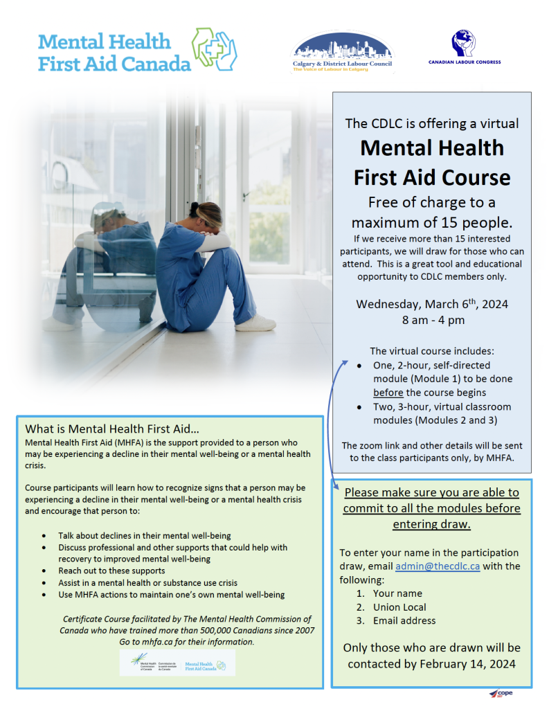 The Calgary & District Labour Council - Calgary & District Labour Council